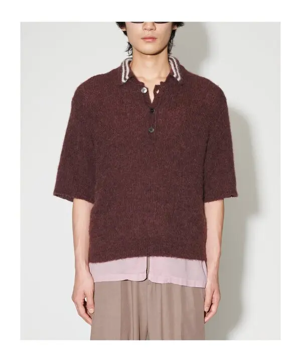 Our Legacy Traditional Knitted Polo Shirt