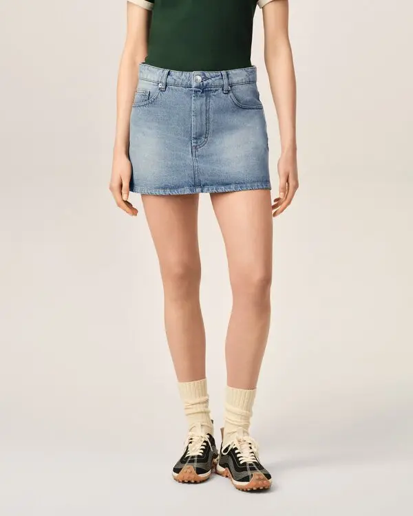AMI Paris Mini Cotton Skirt