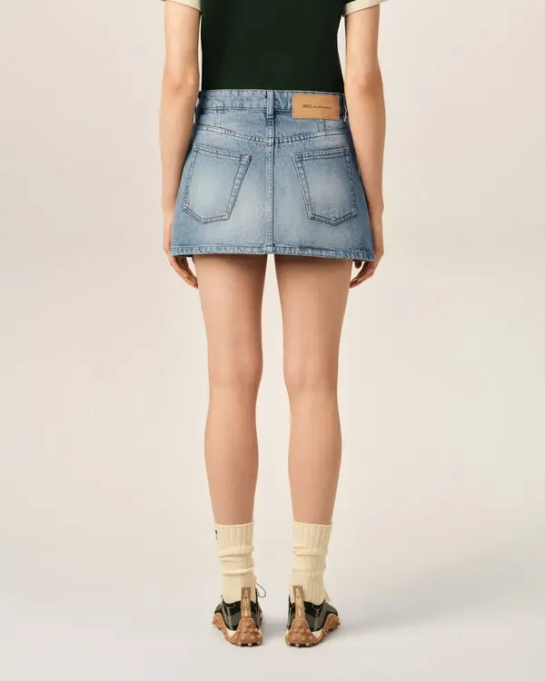 AMI Paris Mini Cotton Skirt