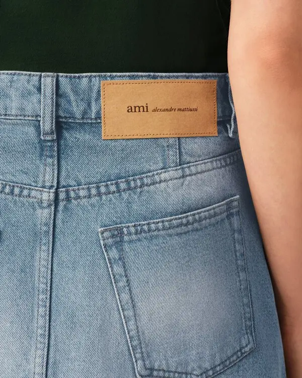 AMI Paris Mini Cotton Skirt