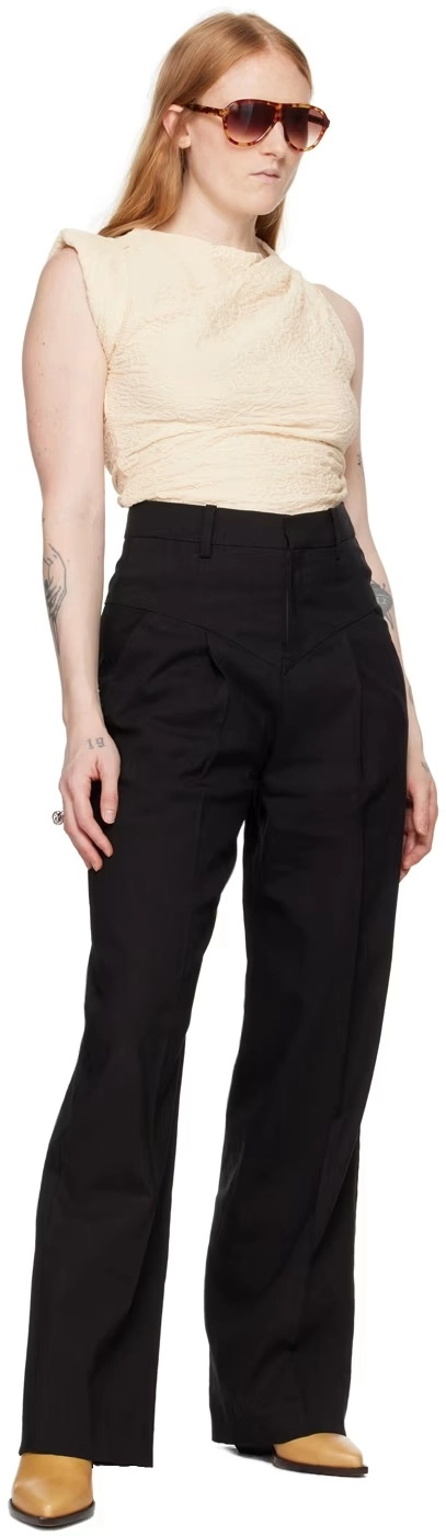 Isabel Marant Étoile Crinkled Asymmetric Jersey Top