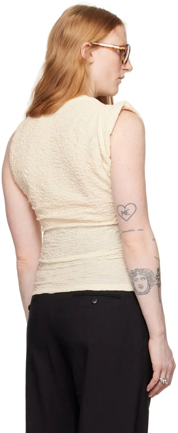 Isabel Marant Étoile Crinkled Asymmetric Jersey Top
