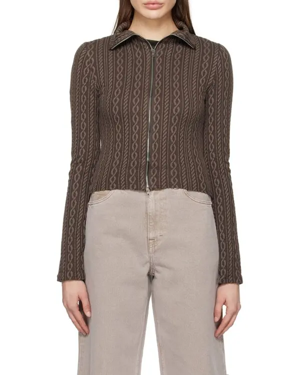 Our Legacy Patterned-jacquard Cardigan