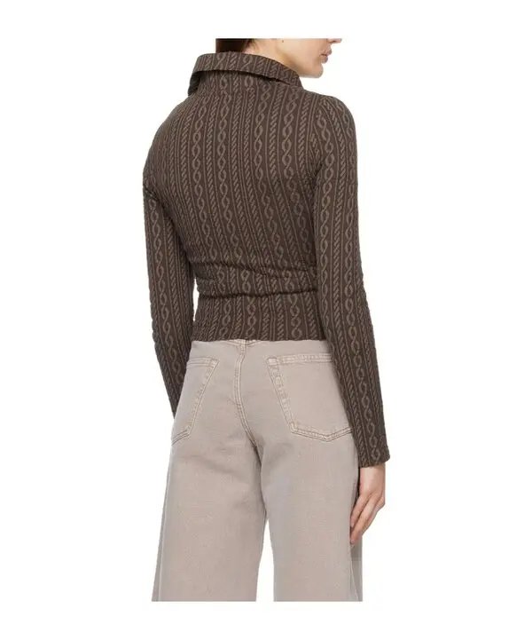 Our Legacy Patterned-jacquard Cardigan