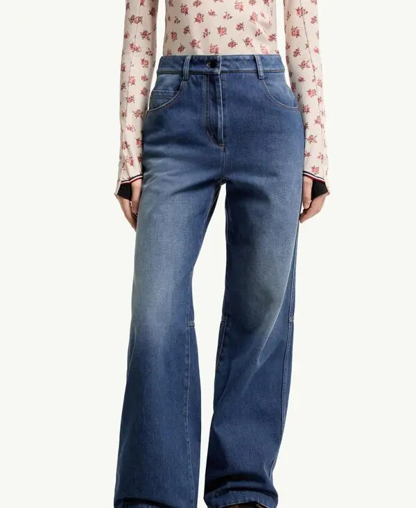 Moncler Technical Denim Pants