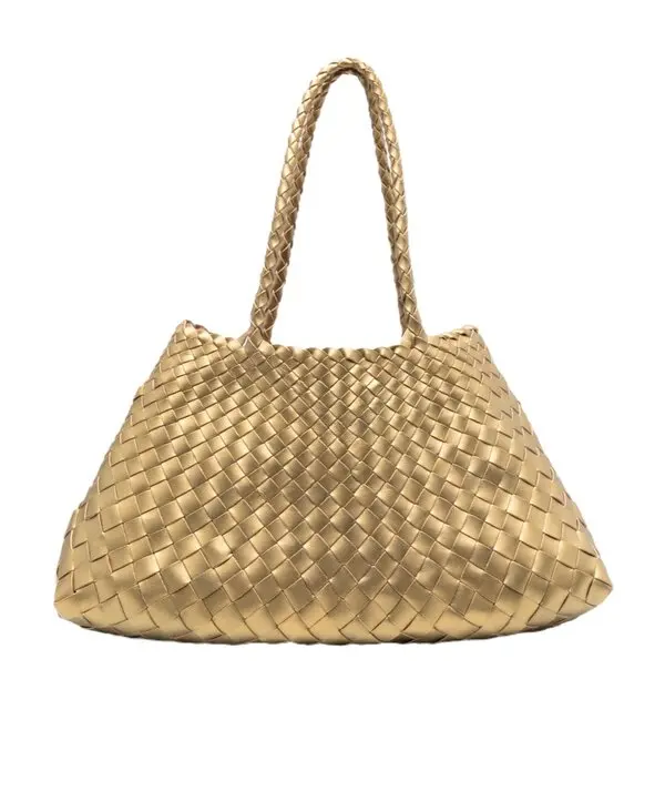 Dragon Diffusion Handbag With Dual Handles - Nude