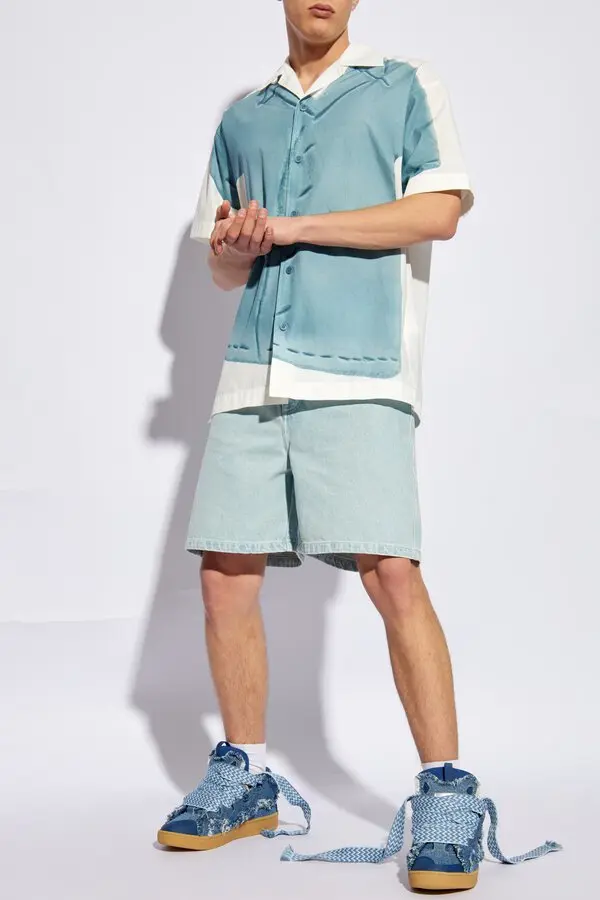 J.W.ANDERSON Trompe L'oeil-print Cotton Shirt