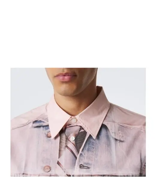 Acne Studios Trompe-l'œil Cotton Poplin Shirt