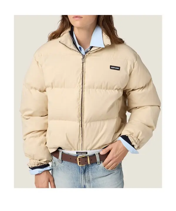 Miu Miu Poplin Down Jacket