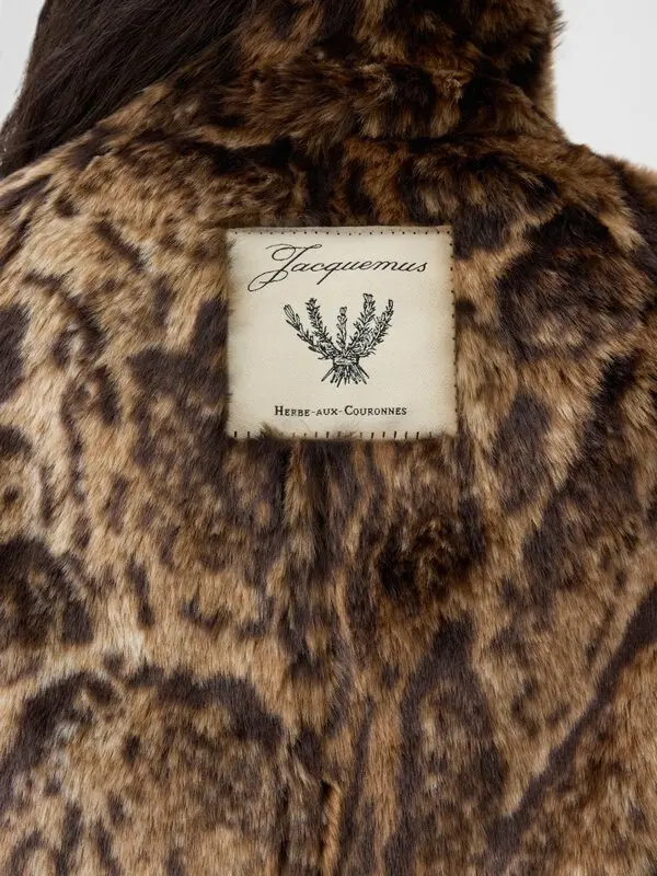 Jacquemus Faux -print Fur - Leopard
