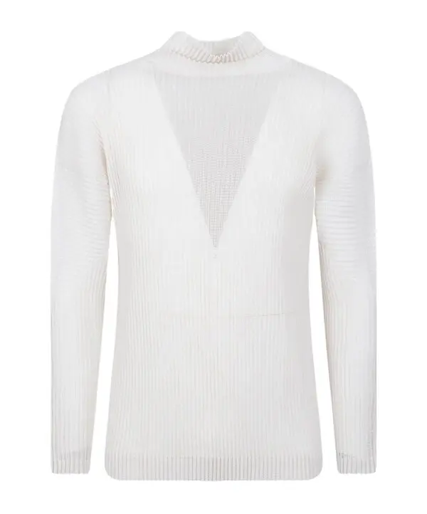 Issey Miyake Pleated Blouse - Ivory