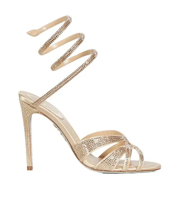 Rene Caovilla Dania Embellished Heeled Sandals