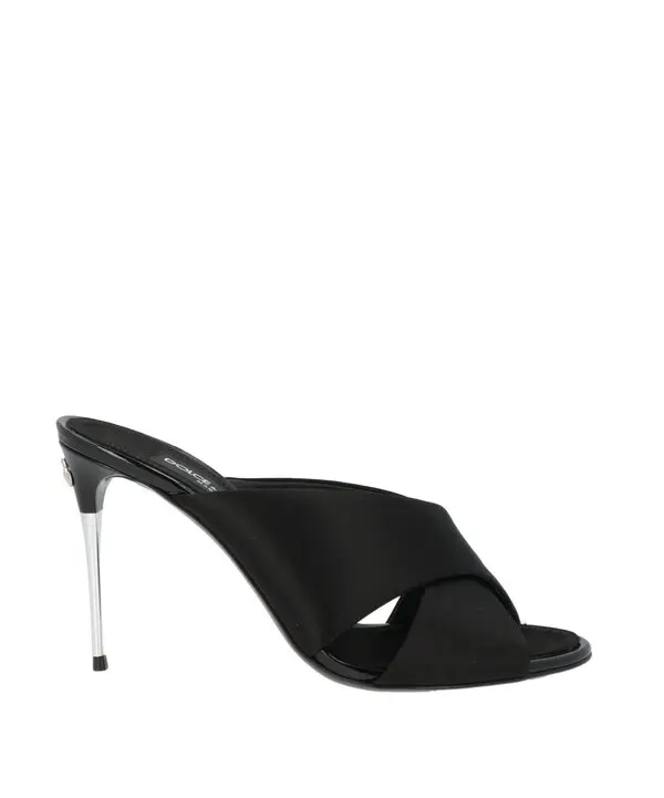 Dolce & Gabbana Minimalist Satin High-heeled Sandals