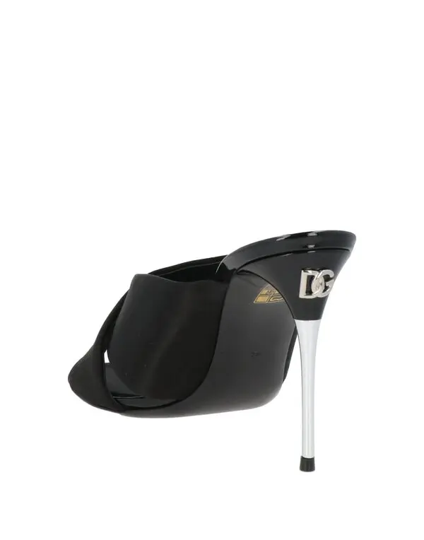 Dolce & Gabbana Minimalist Satin High-heeled Sandals