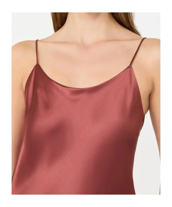Max Mara Spaghetti-strap Top - Retro Rose