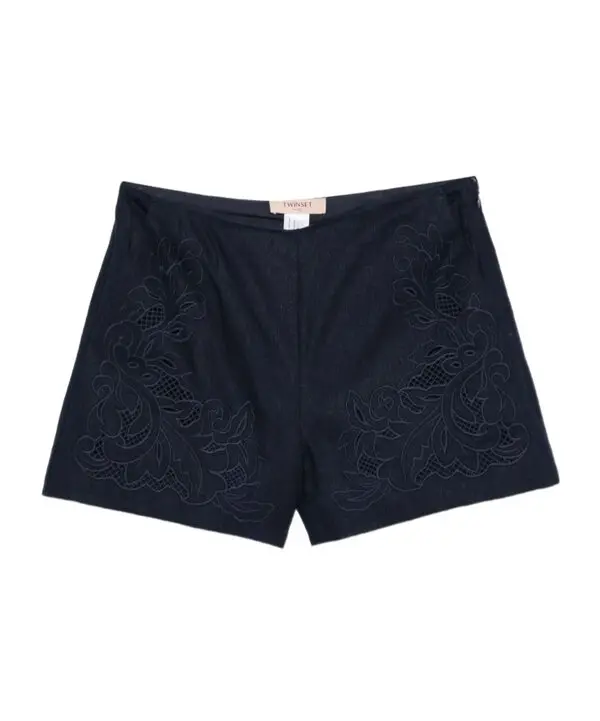 TWINSET Logo Shorts