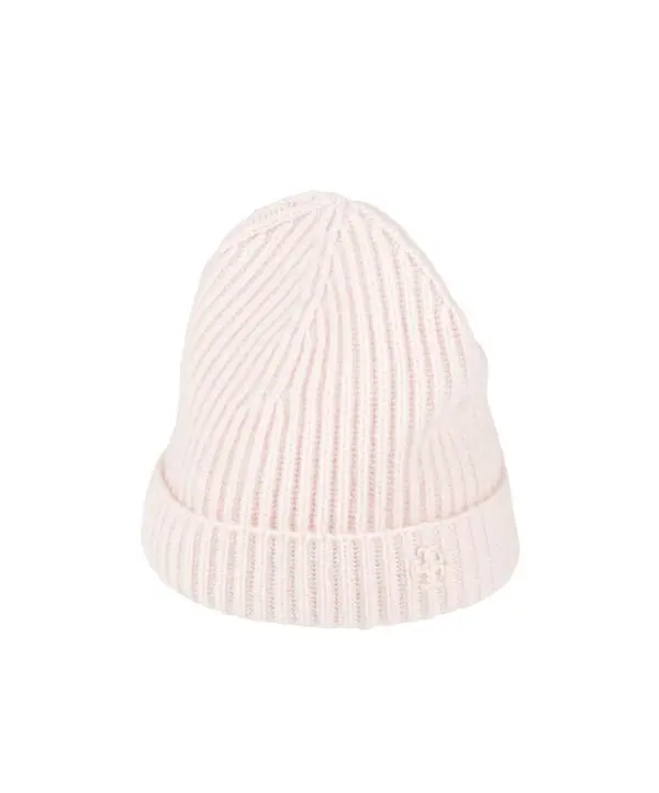 Tory Burch Solid-color Cashmere Knit Hat - Pink