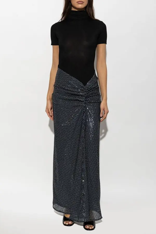 Christopher Esber Draped Sequin Maxi Dress