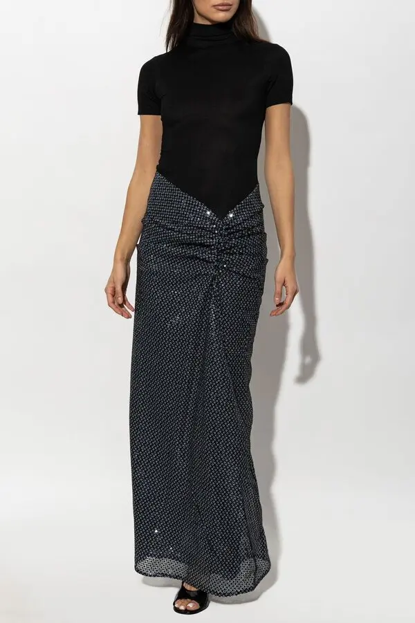 Christopher Esber Draped Sequin Maxi Dress