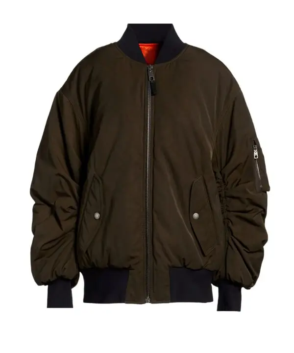 Dolce & Gabbana Minimalist Pilot Jacket With Zipper - Green
