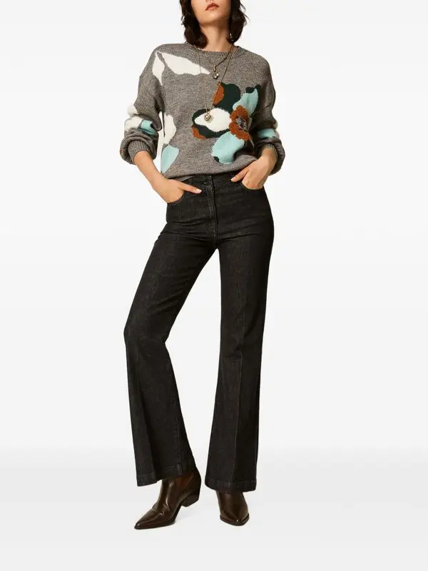 TWINSET Logo Casual Pants