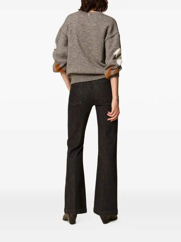 TWINSET Logo Casual Pants
