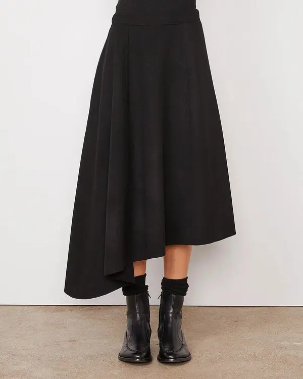 Officine Générale Asymmetric Panelled Midi Skirt