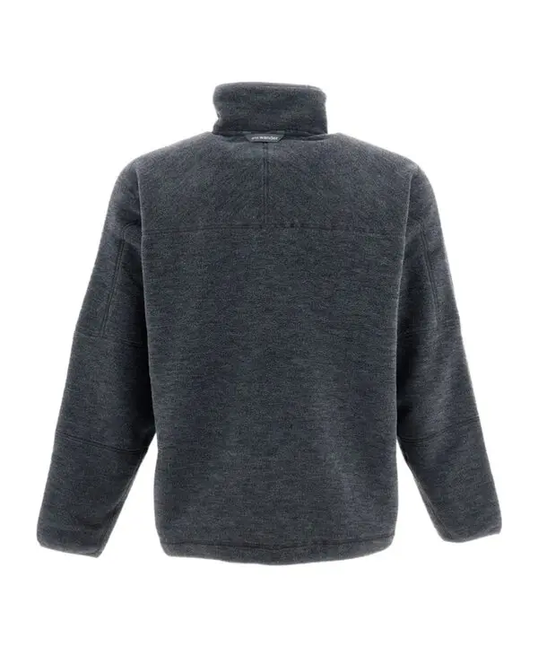 AND WANDER Fleece-knit Panelled Sweatshirt
