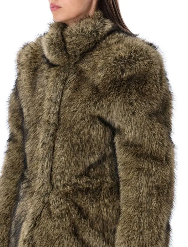 THE FRANKIE SHOP Denia Fur Coat