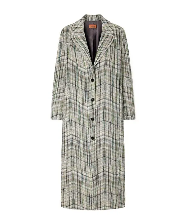 Missoni Striped Wool Coat