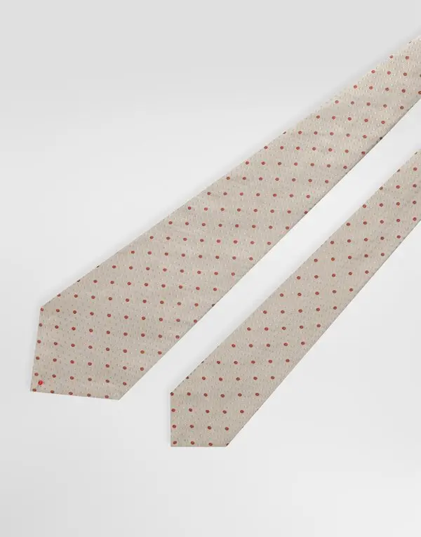 Dolce & Gabbana Polka Dot Jacquard Tie
