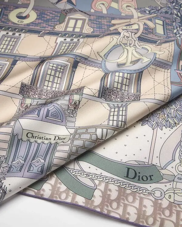 Dior Avenue90 Square Scarf