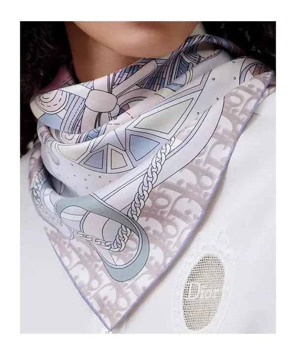 Dior Avenue90 Square Scarf