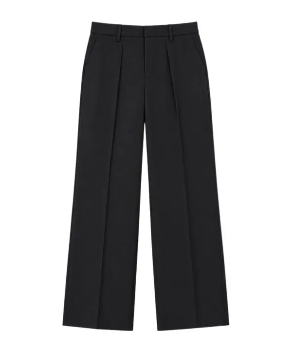 N.21 Pleated Wide-leg Trousers