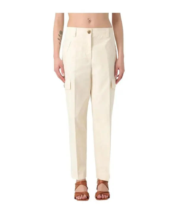 TWINSET Logo Casual Pants