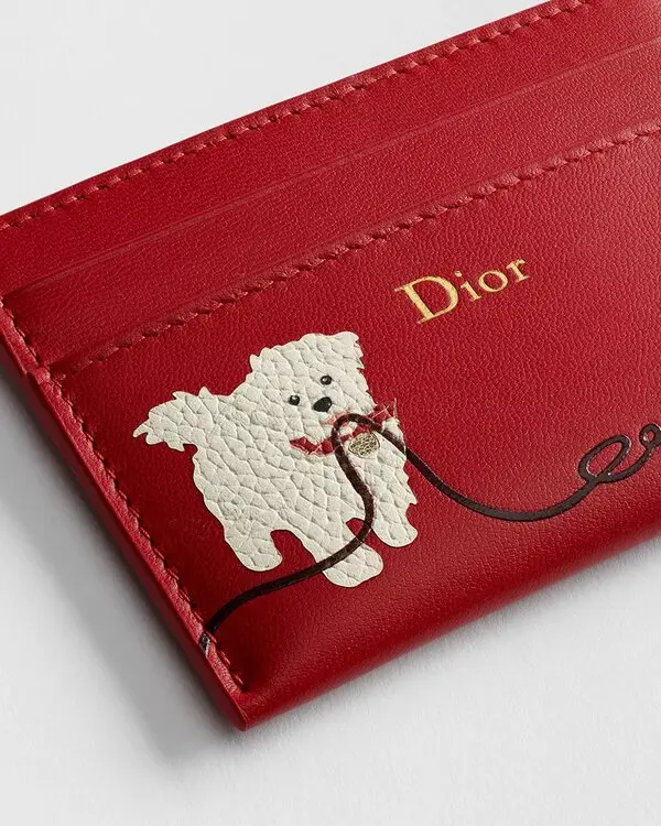 Dior Freesia Card Holder