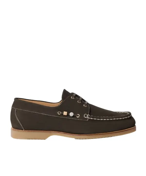 Jacquemus Lace-up Loafers - Deep Olive