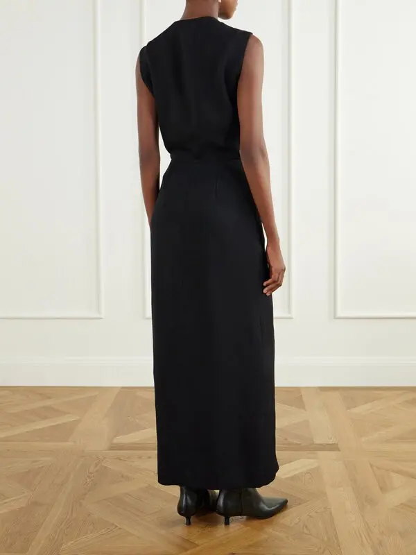 BLAZÉ MILANO Luna Friesian Button-down Maxi Dress