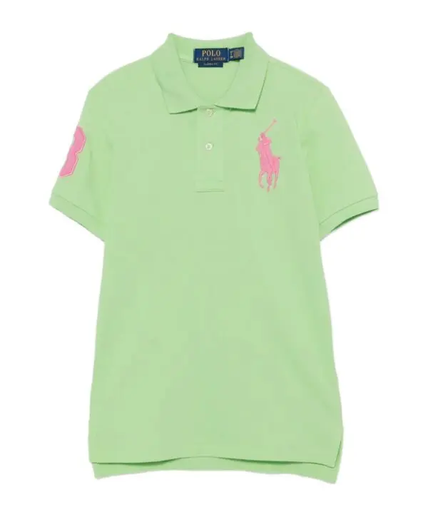 Ralph Lauren Big Pony Piqué Polo Shirt - Green