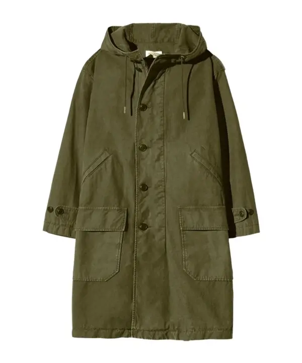 NILI LOTAN Hooded Multi-pocket Long Parka