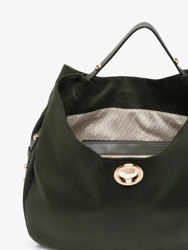 Liu Jo Logo-plaque Studded Top Handle Bag