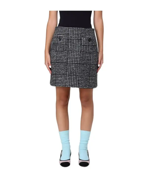 N.21 Houndstooth Skirt