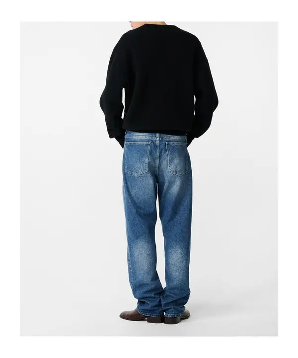 Studio Nicholson V-neck Long-sleeve Knit Top