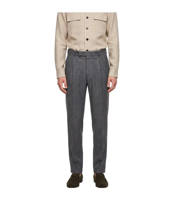 Zegna Pleated Trousers