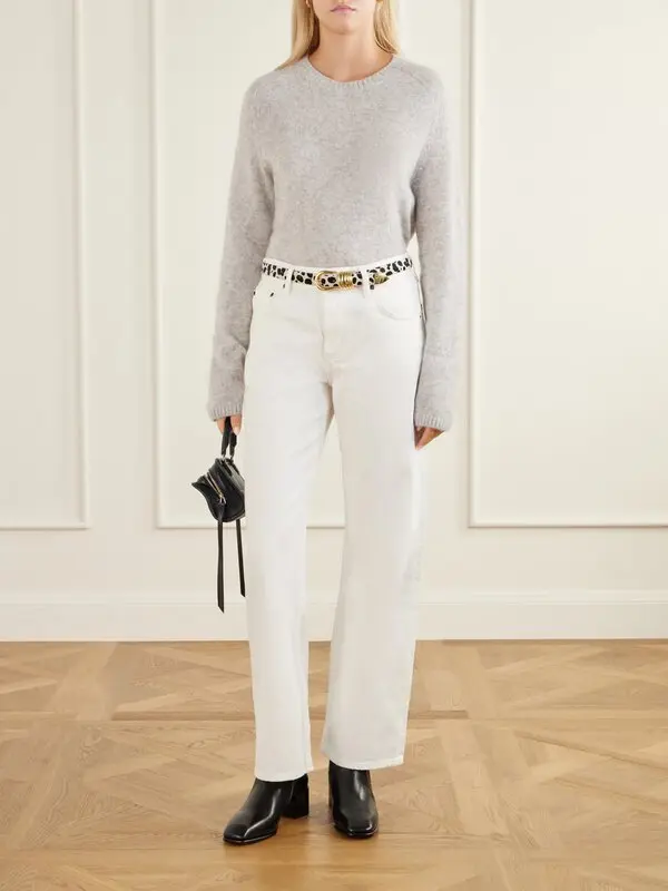 JIMMY CHOO Full-grain Leather Ankle Boots