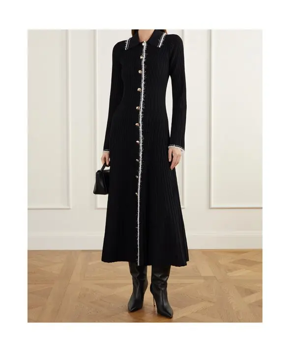 Simkhai Orelia Ribbed Midi Dress