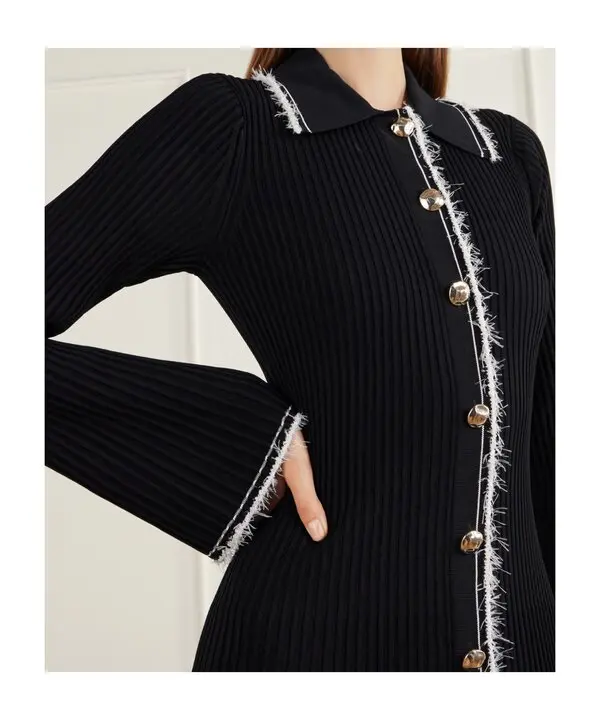 Simkhai Orelia Ribbed Midi Dress