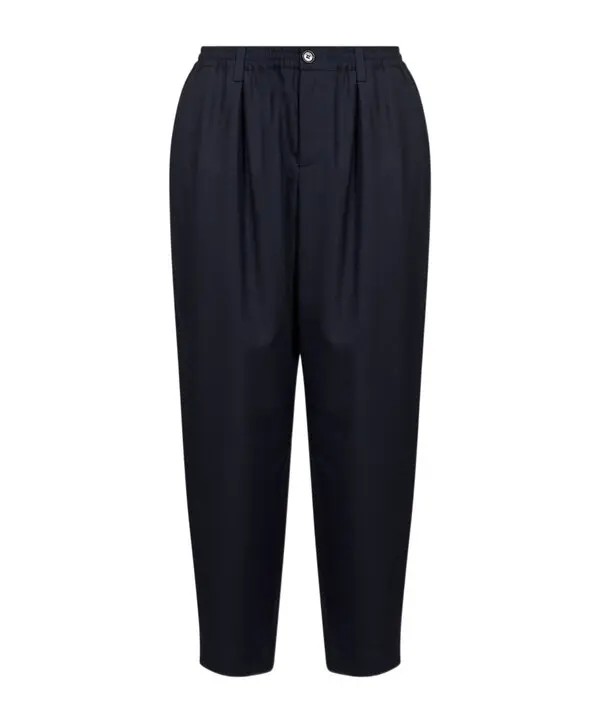 Marni Tapered Cropped Pants - Black