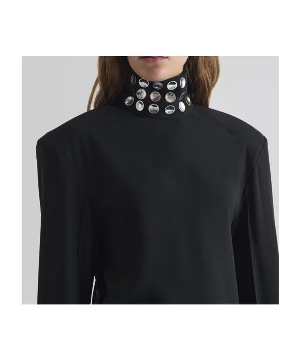 IRO PARIS Oneiric Studded Belt Mini Dress
