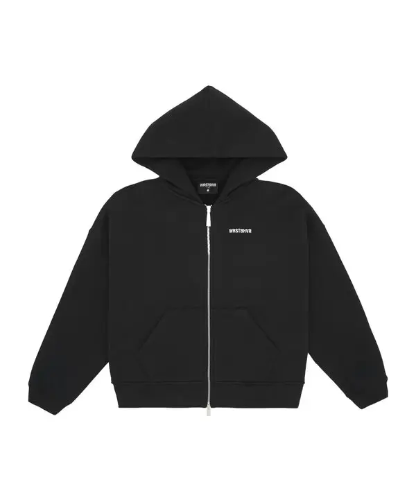 WRSTBHVR Zip-up Hoodie - Black